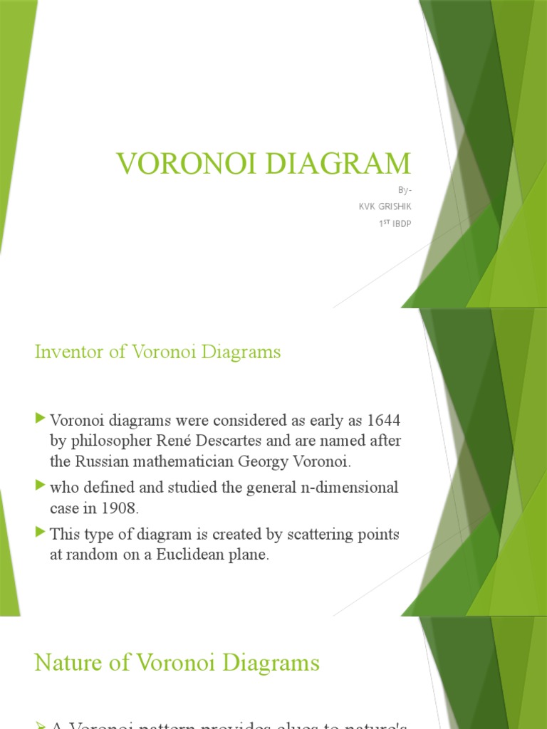Voronoi Diagram PPT Chapter-3 Trigonometry and Geometry | PDF | Art ...