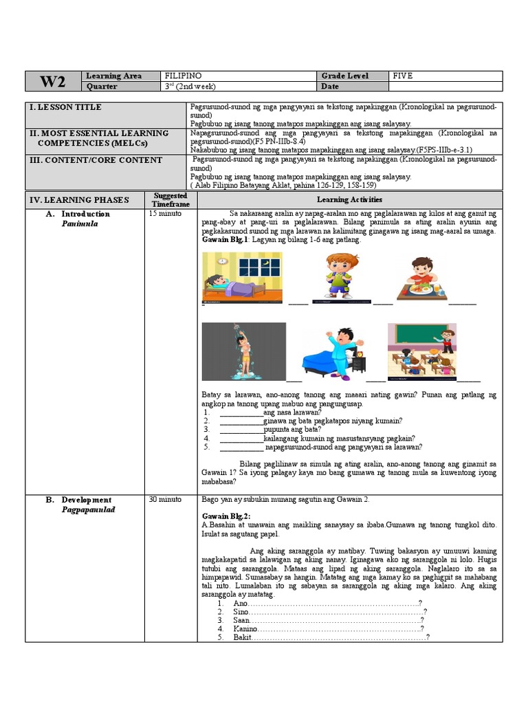 KS2 LeaP Filipino 5 Week2 1 | PDF
