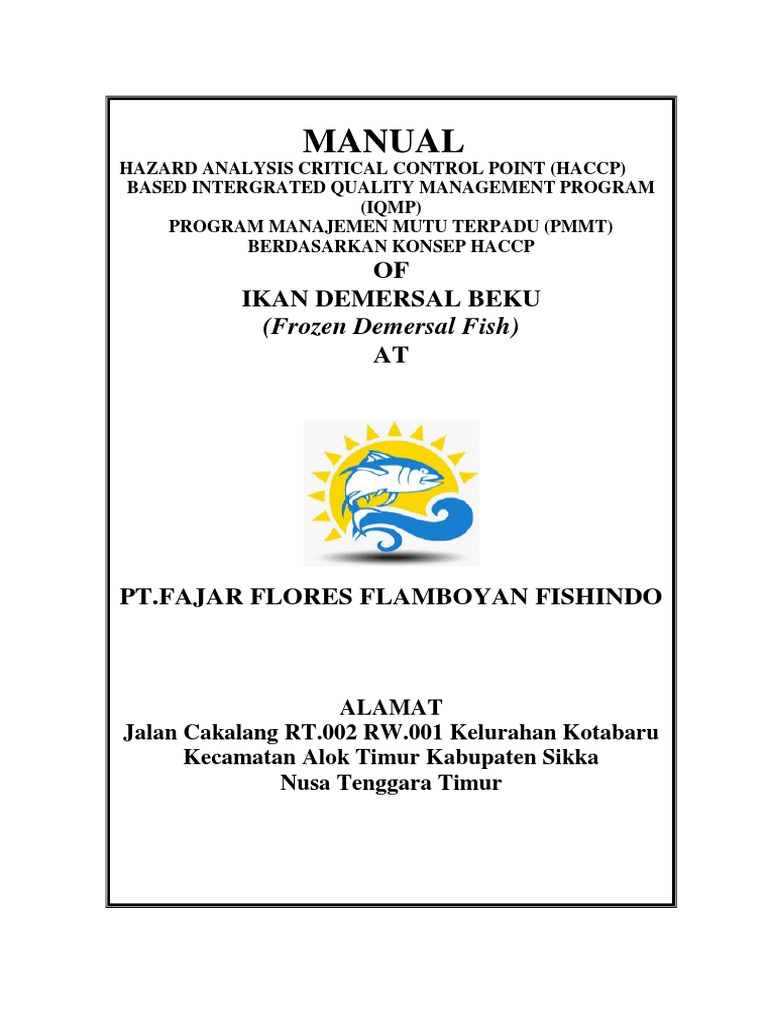 DPM - Ikan Demersal Beku PDF | PDF