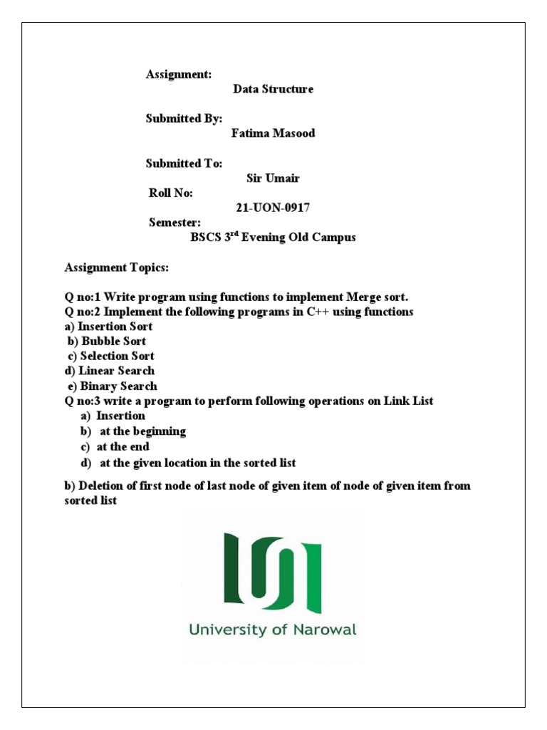 Assignment 1 Pdf Theoretical Computer Science Algorithms