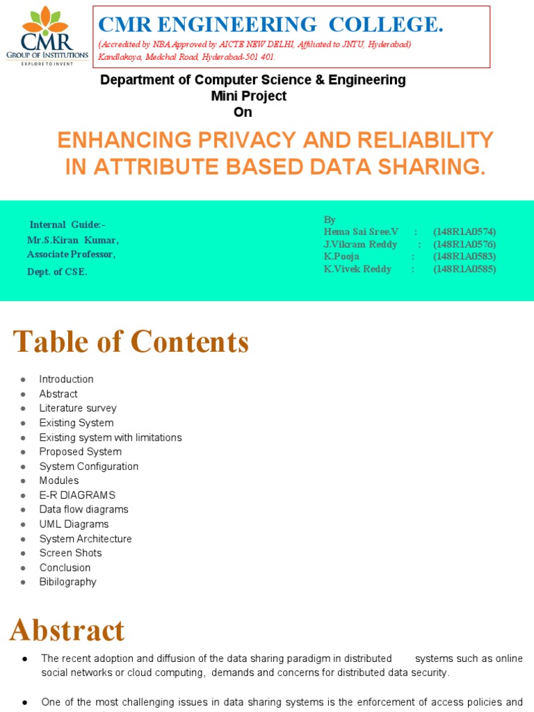 Secure Attribute-Based Data Sharing | PDF | Unified Modeling Language | Encryption