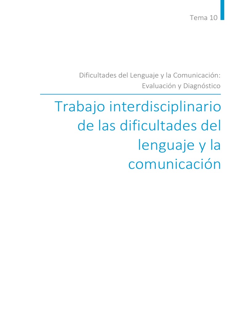 Tema10 PDF | PDF | Audiología | Evaluación