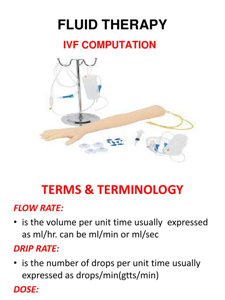 IVF Computation | PDF | Intravenous Therapy | Saline (Medicine)