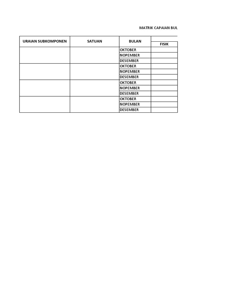 contoh pengisian matrik | PDF