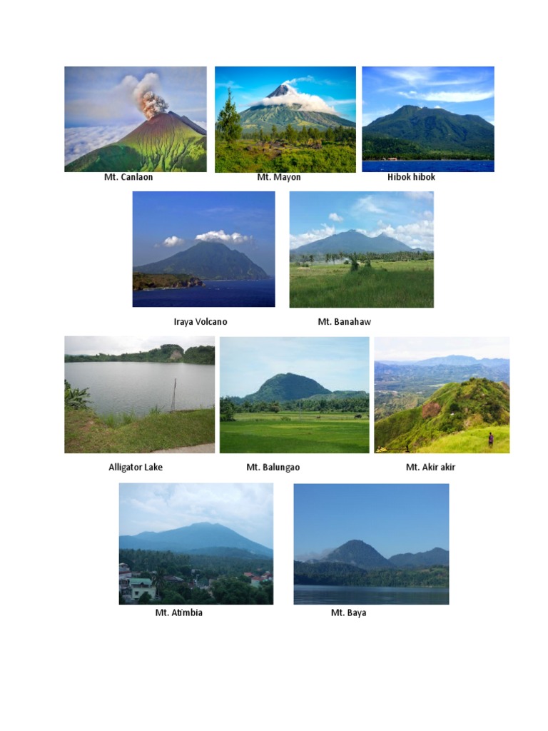 Active and Inactive Volcanoes | PDF