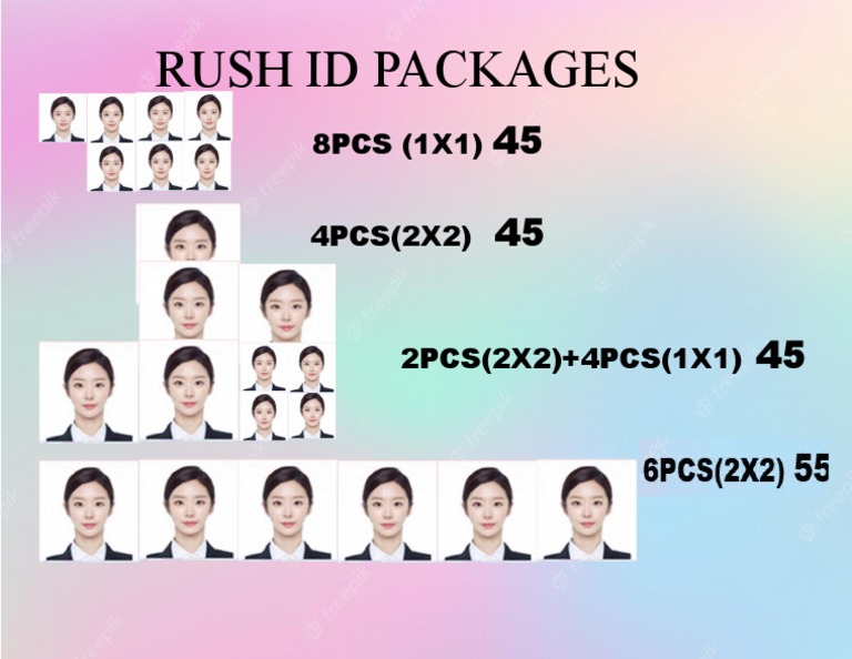 Rush ID Package Pricing 2024 | PDF