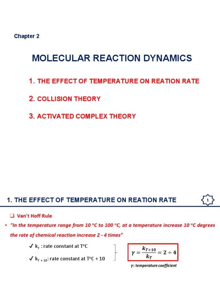 Chap 2 | PDF | Reaction Rate | Reaction Rate Constant
