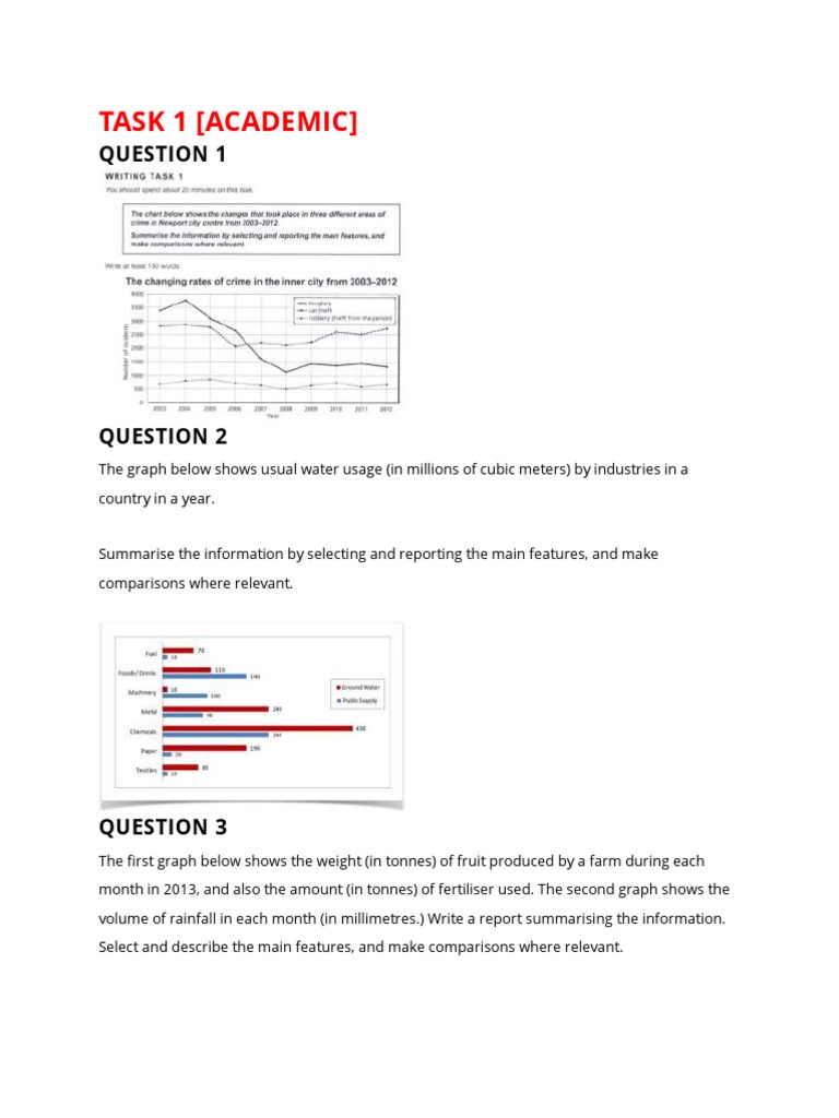 Ielts Writing Correction Service Task List | PDF | Tourism | Water