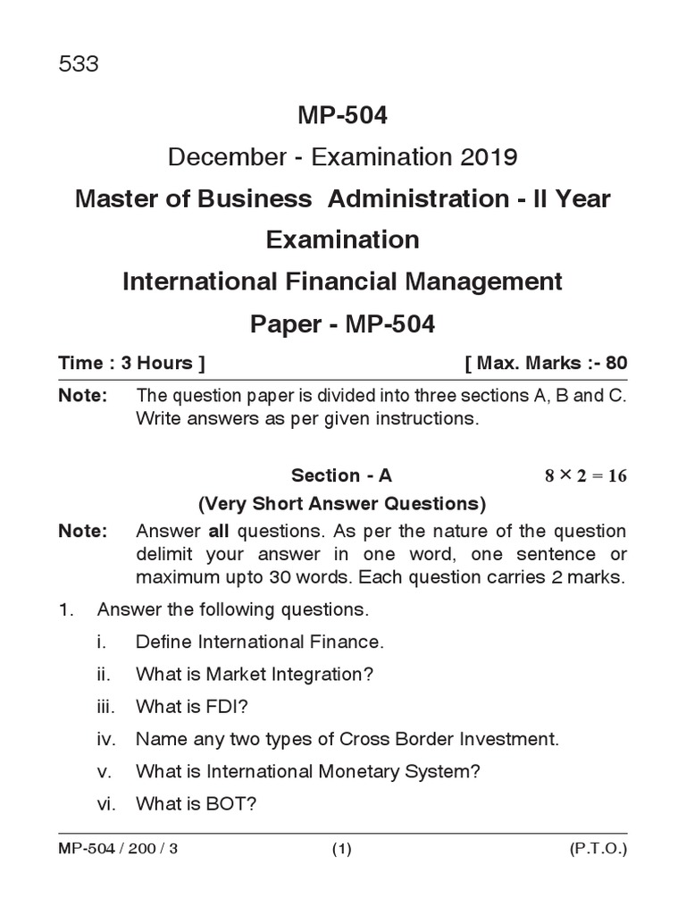 MP 504 | PDF | Exchange Rate | International Monetary Fund