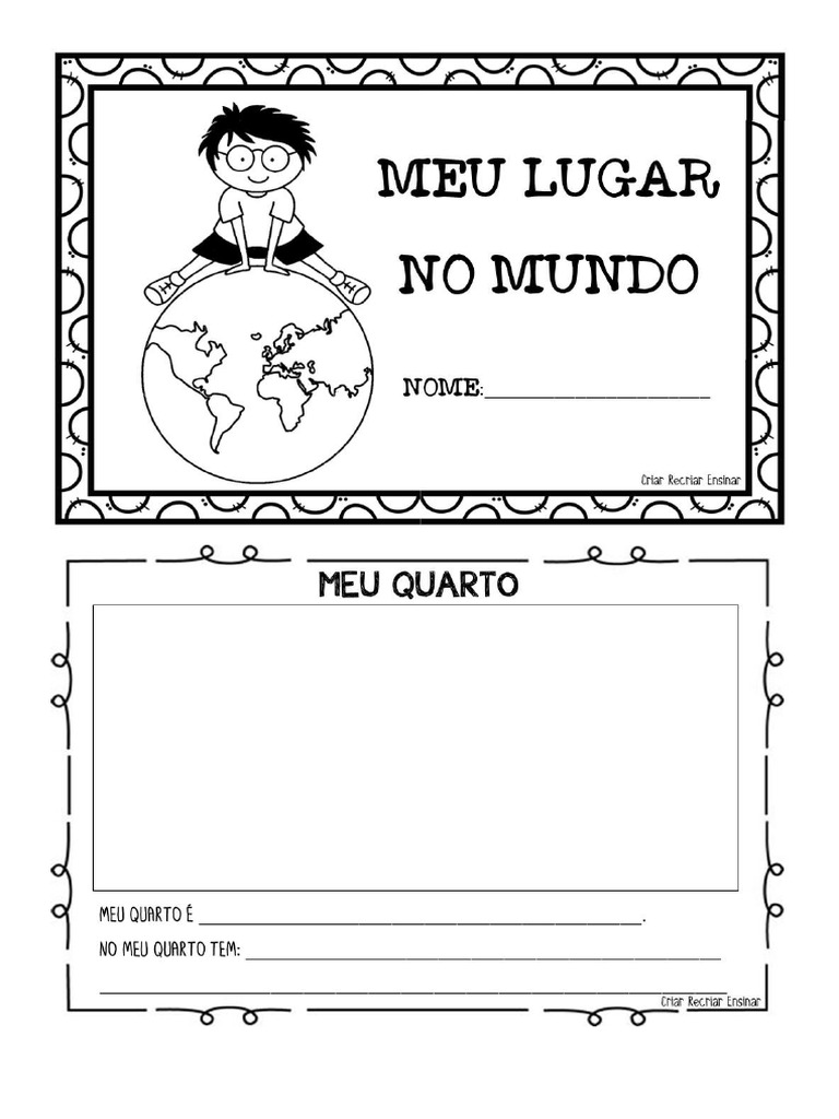 Meu Lugar No Mundo, Casa, Bairro, Cidade, Estado, País | PDF