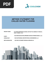 Method Statement of Flushing & Chemical Cleaning Procedure Chilled Water System | PDF | Pump ...