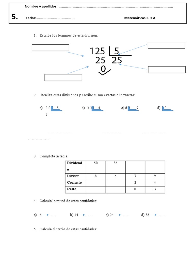 MATES Divisiones | PDF