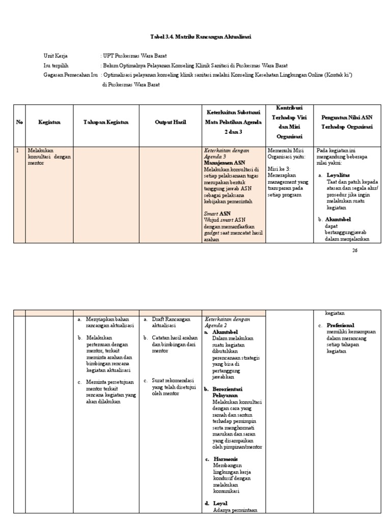 BAB III TABEL MATRIKS.docx | PDF
