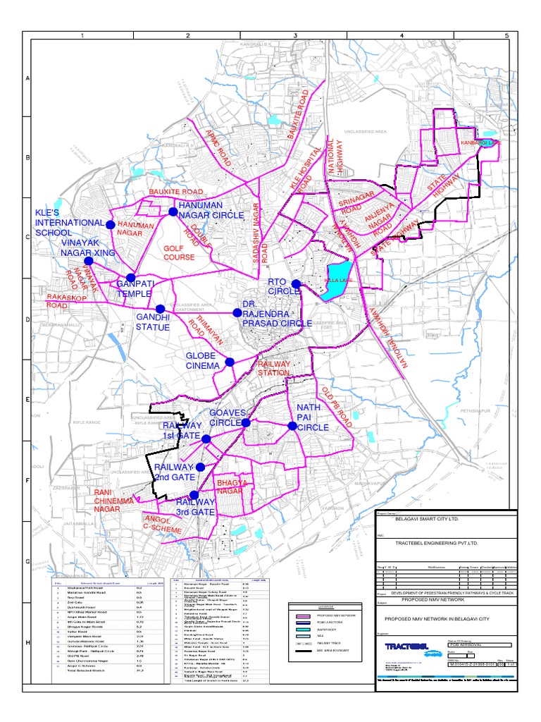 Belgaum CDP Road and Layout Plan | PDF
