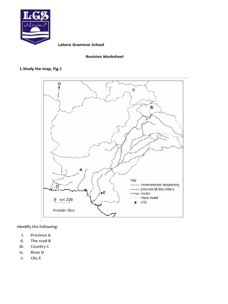Revision Worksheets Geography | PDF | Geographical Technology | Earth ...