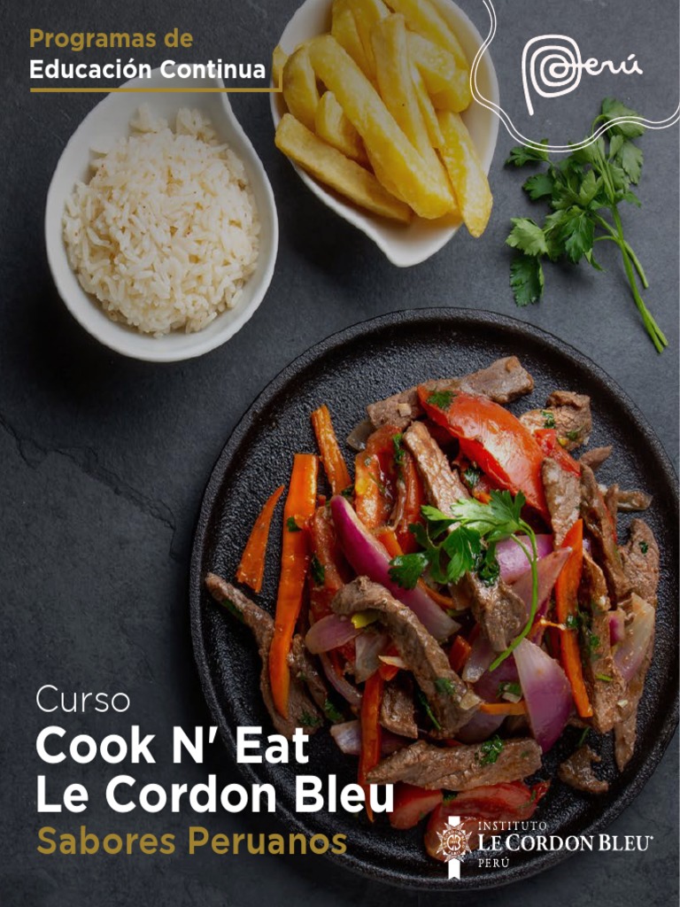 Brochure Cook N Eat Sabores Peruanos | PDF | Alimentos | Cocina ...
