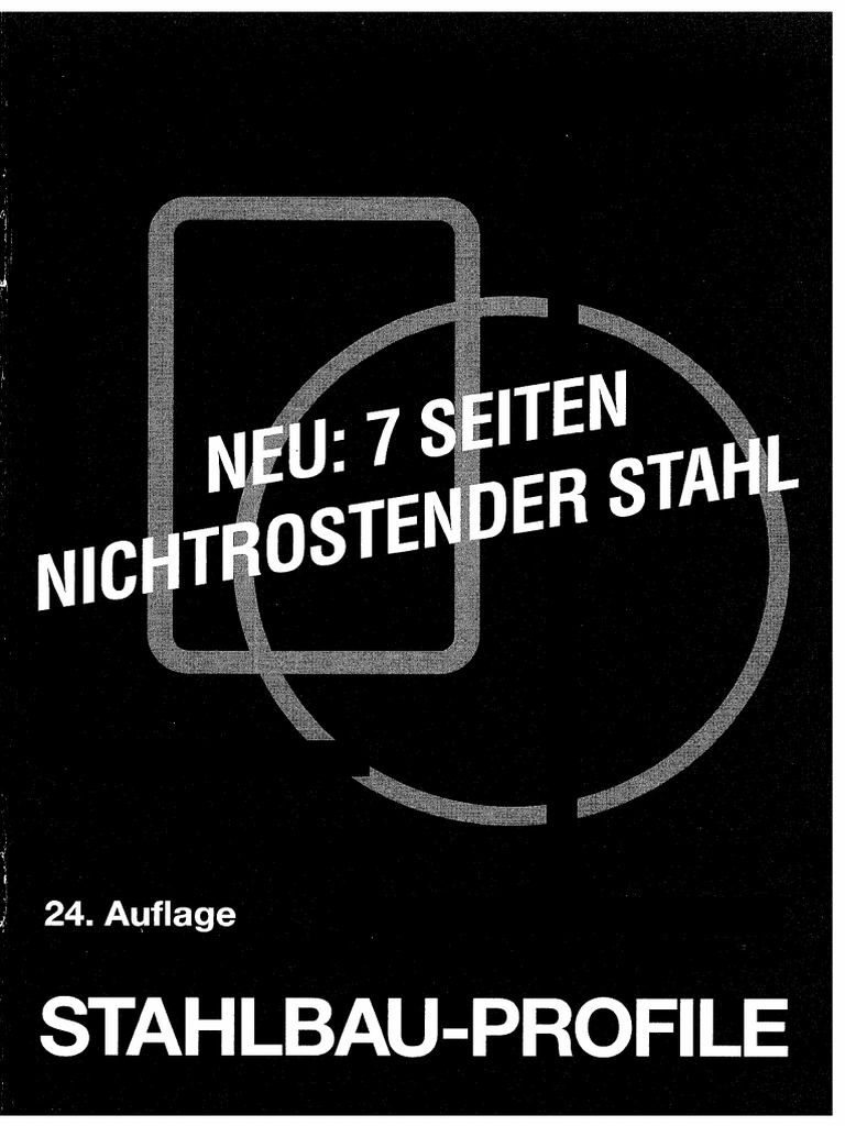 Europrofile Scanat Stahlbau-Profile-24-Auflage PDF | PDF