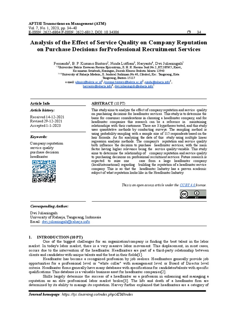 576 PDF | PDF | Cronbach's Alpha | Recruitment