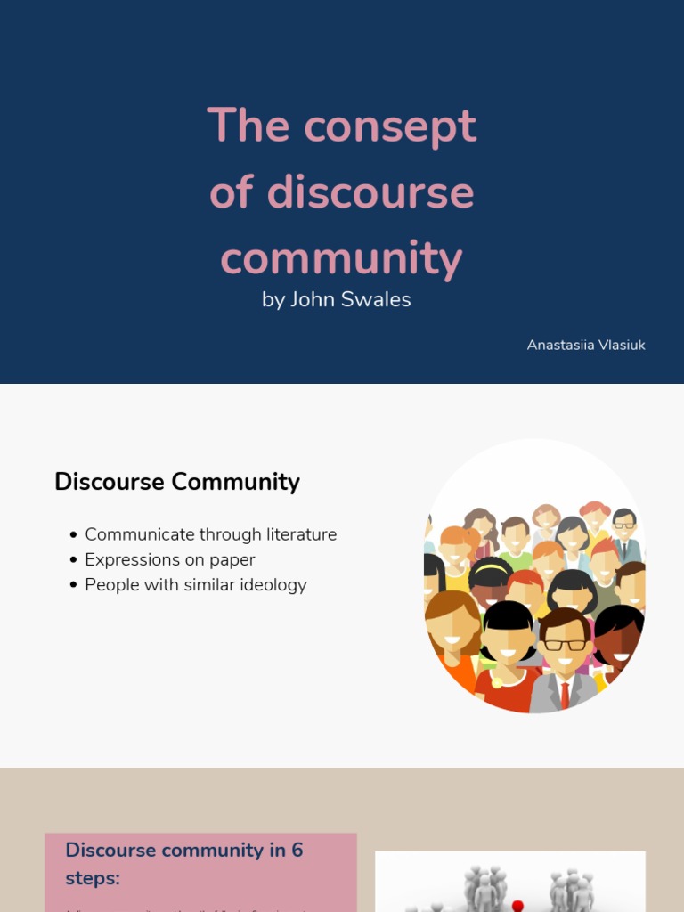 The Consept of Discourse Community | Download Free PDF | Discourse ...