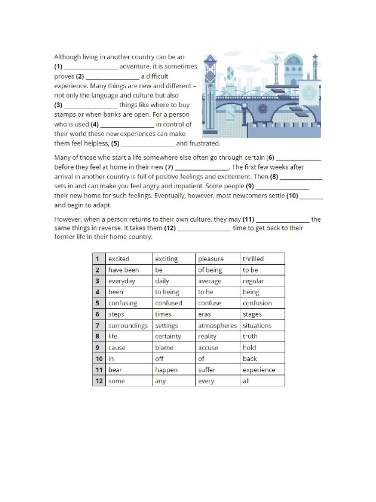 English Vocabulary Test B1 | PDF