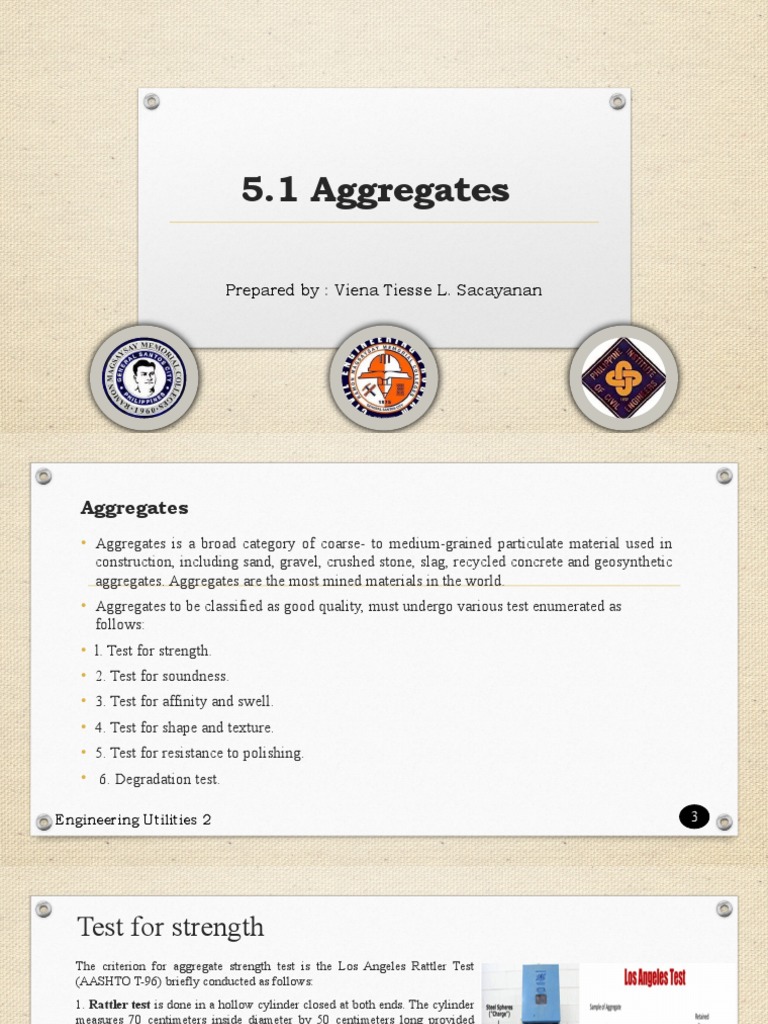 5 1-5 5-Aggregates | PDF | Concrete | Road Surface