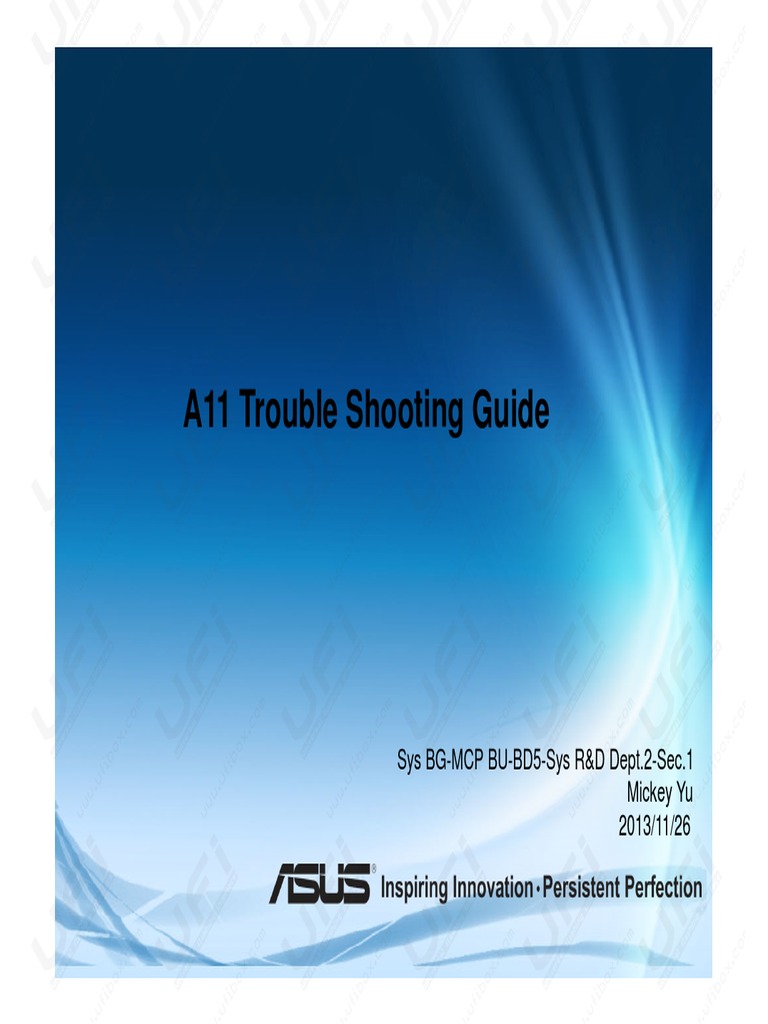 A11 - Trouble Shooting Guide - 1126 - 1 PDF | PDF | Computer Science | Electrical Engineering