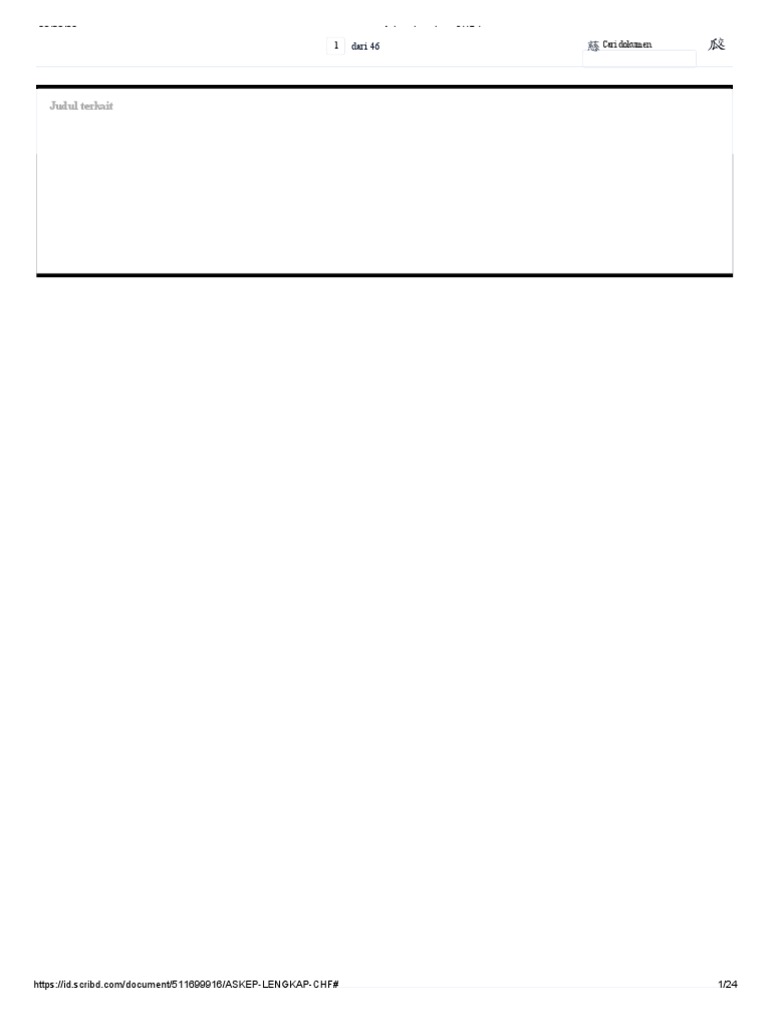 Askep Lengkap CHF - PDF | PDF