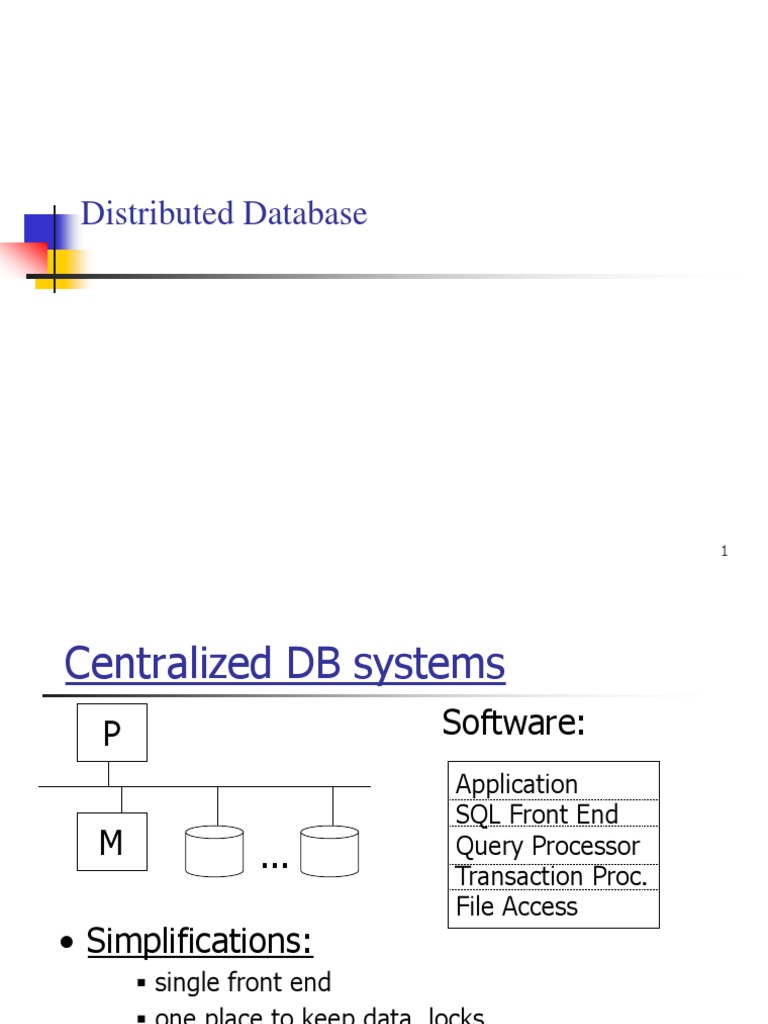 DDB Slides | PDF | Databases | Replication (Computing)