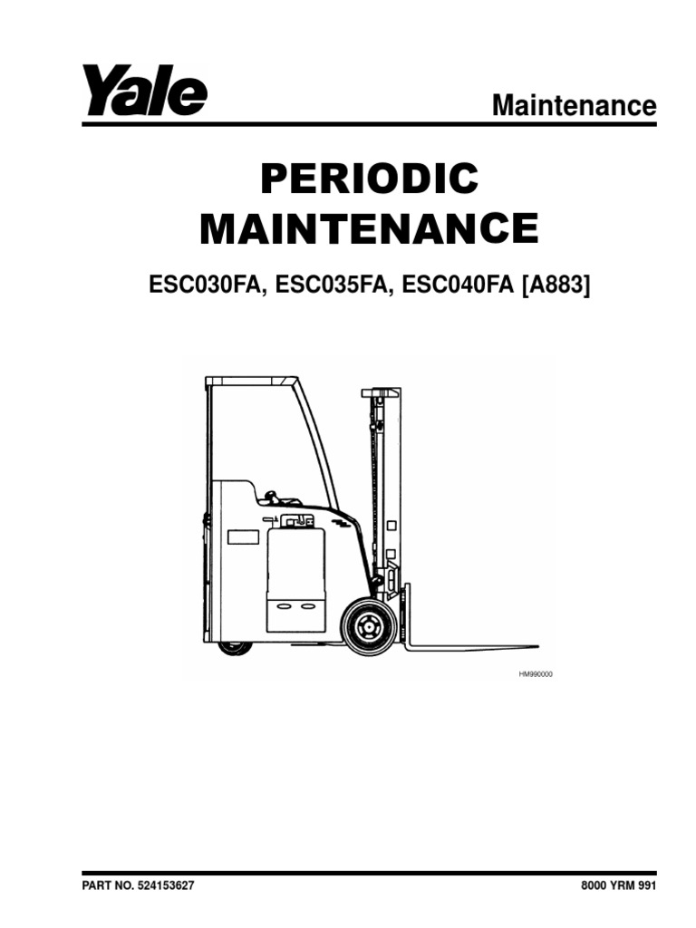 Periodic Maintenance PDF | PDF | Elevator | Forklift