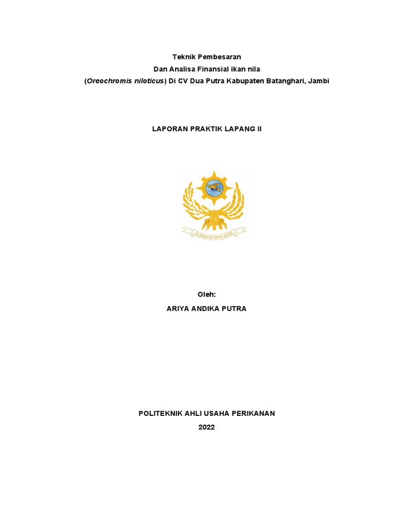 Laporan Hasil Ariya 1 | PDF | Sains & Matematika