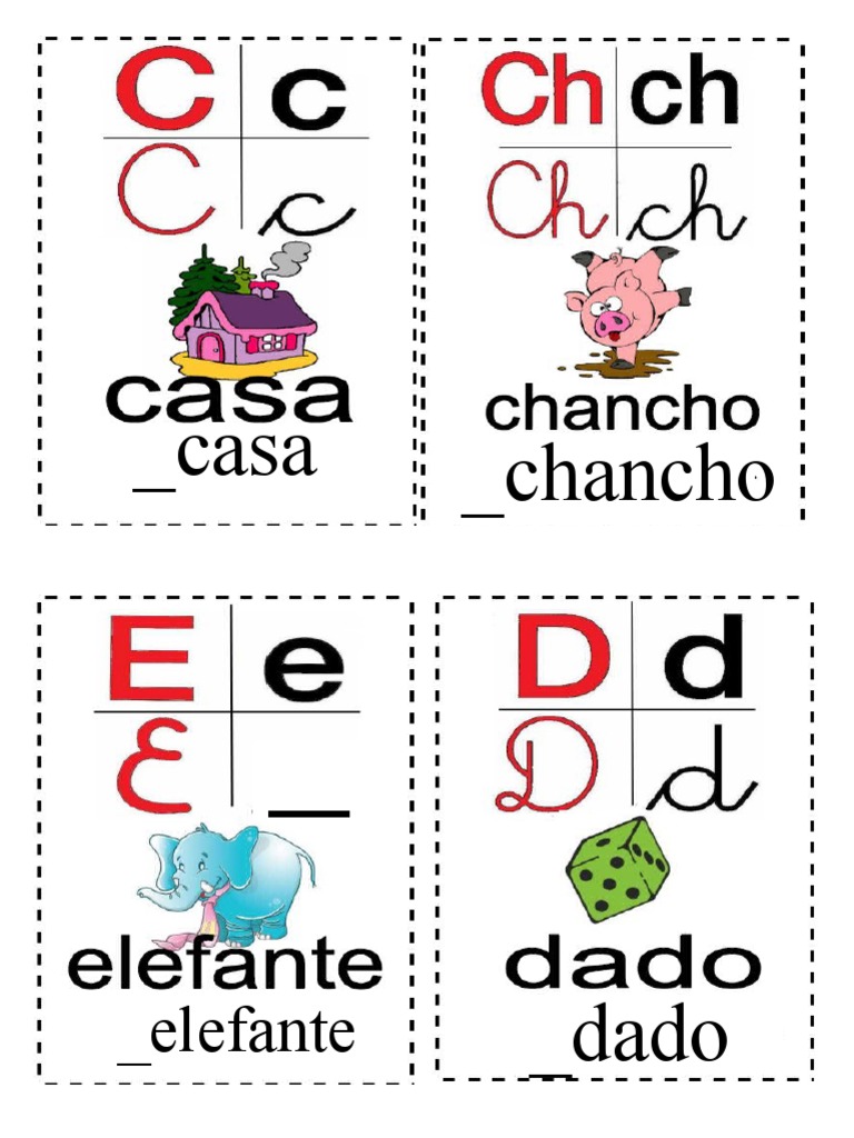 Abecedario Con Imágenes | PDF