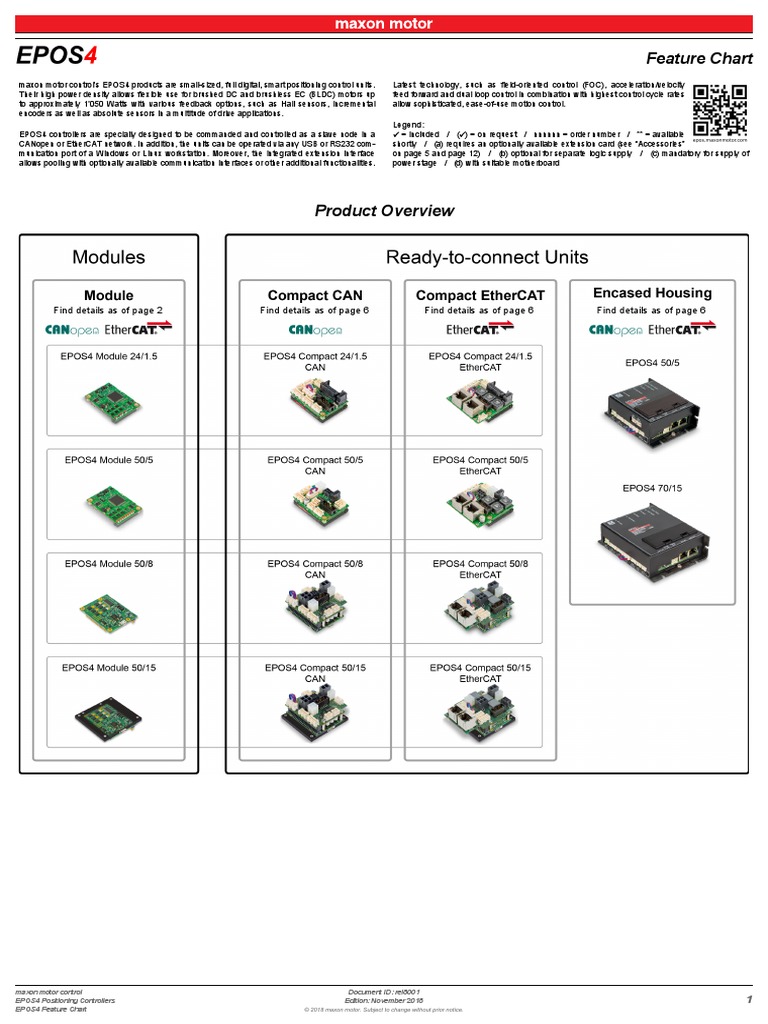 EPOS4 Feature Chart en | PDF | Computer Hardware | Manufactured Goods