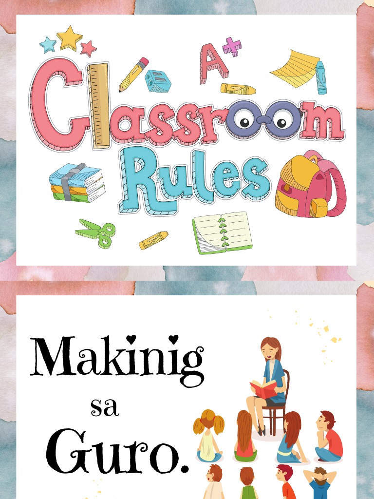Classroom Rules (24 × 18 In) PDF | PDF