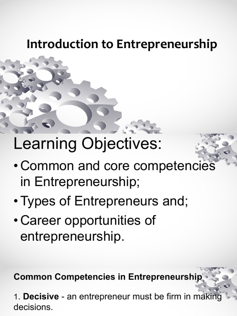 Entrepreneurship Essentials Guide | PDF | Entrepreneurship | Business