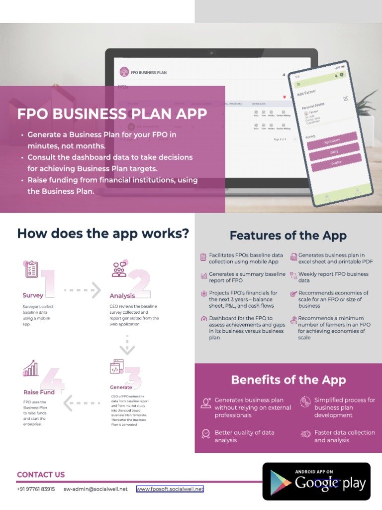 FPO BP Brochure-Socialwell | PDF | Business | Economies