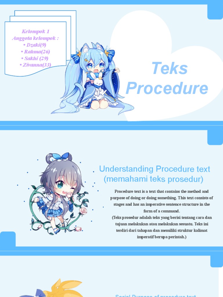 Teks Procedure | PDF
