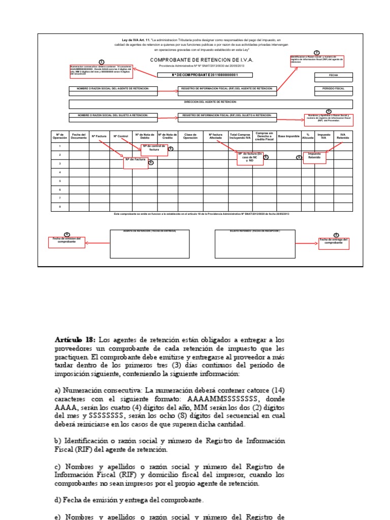 Formato Ret Iva | PDF | Factura | Impuestos
