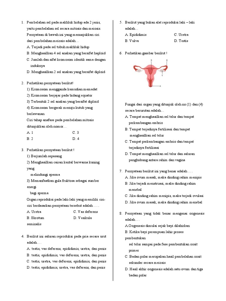 Latihan Soal PAS IPA Kelas 9 | PDF