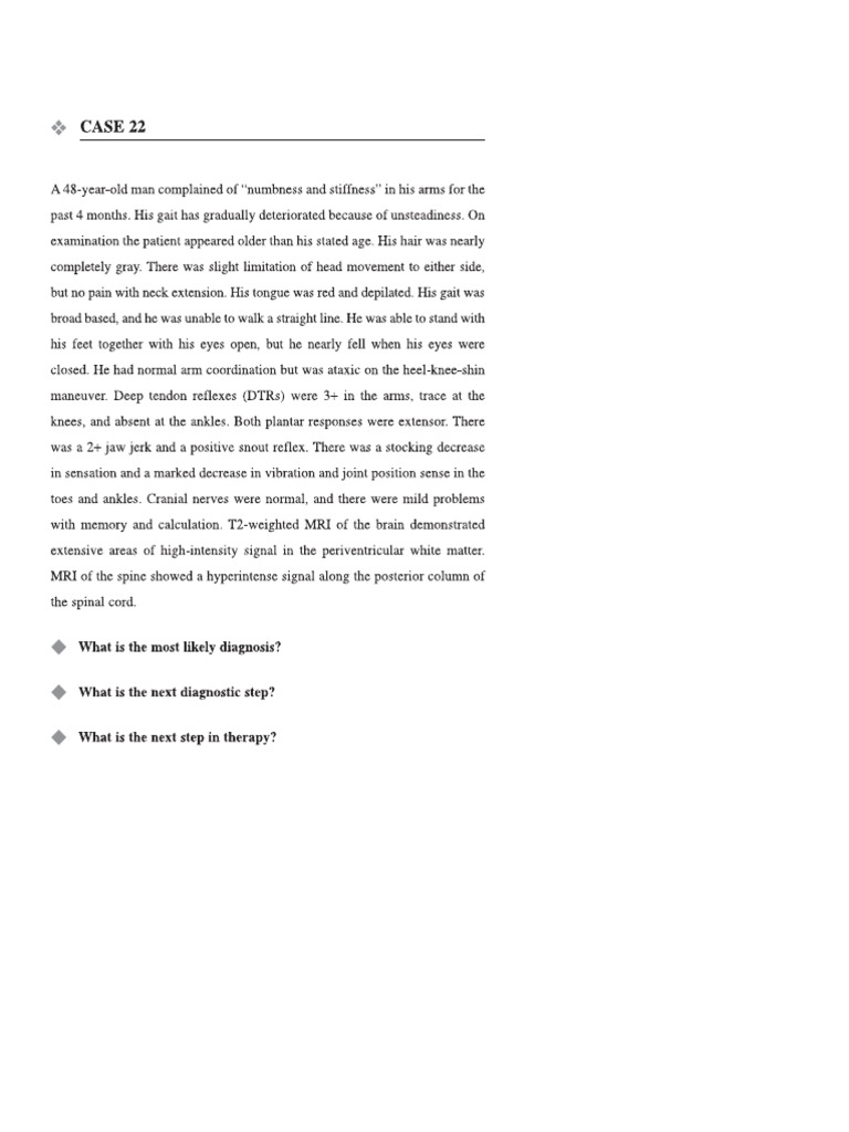 Anatomy Case-Study 2 | PDF