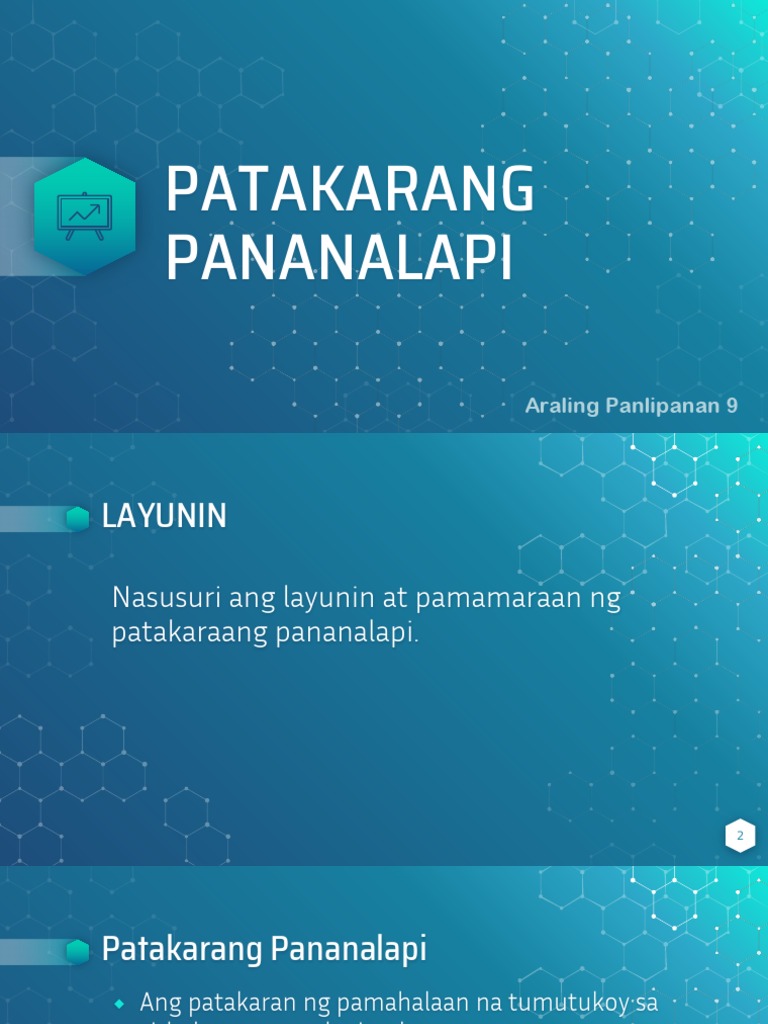 Patakarang Pananalapi | PDF