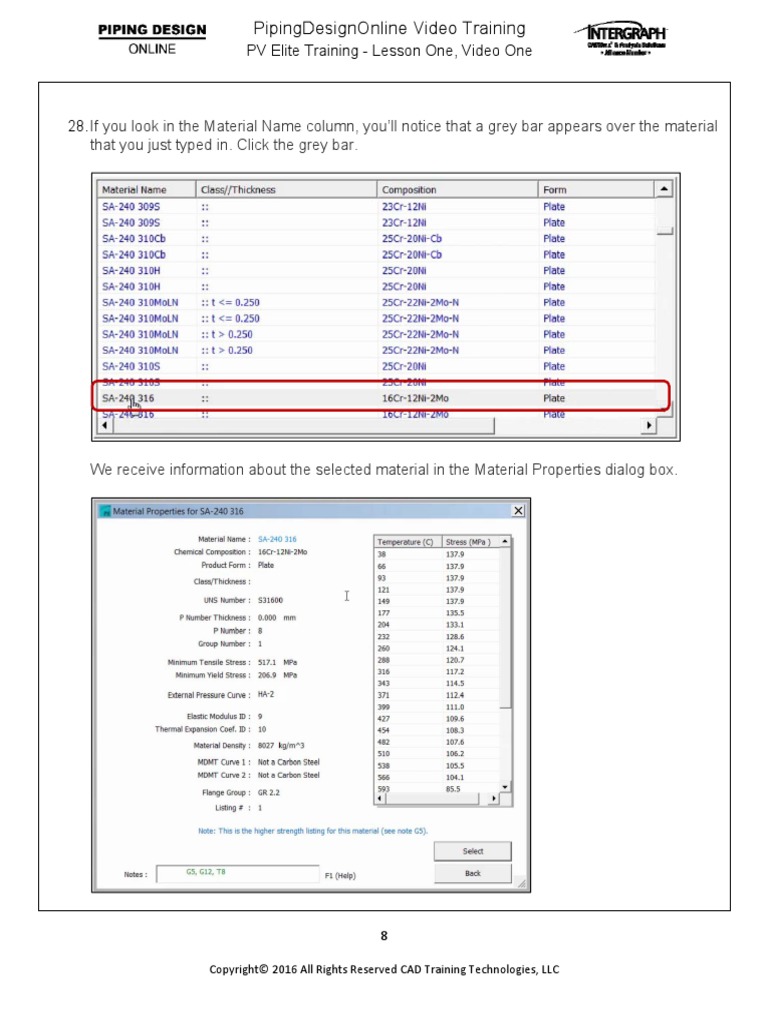 Pages From Modeling With PV Elite Lesson Guide - Part8 | PDF