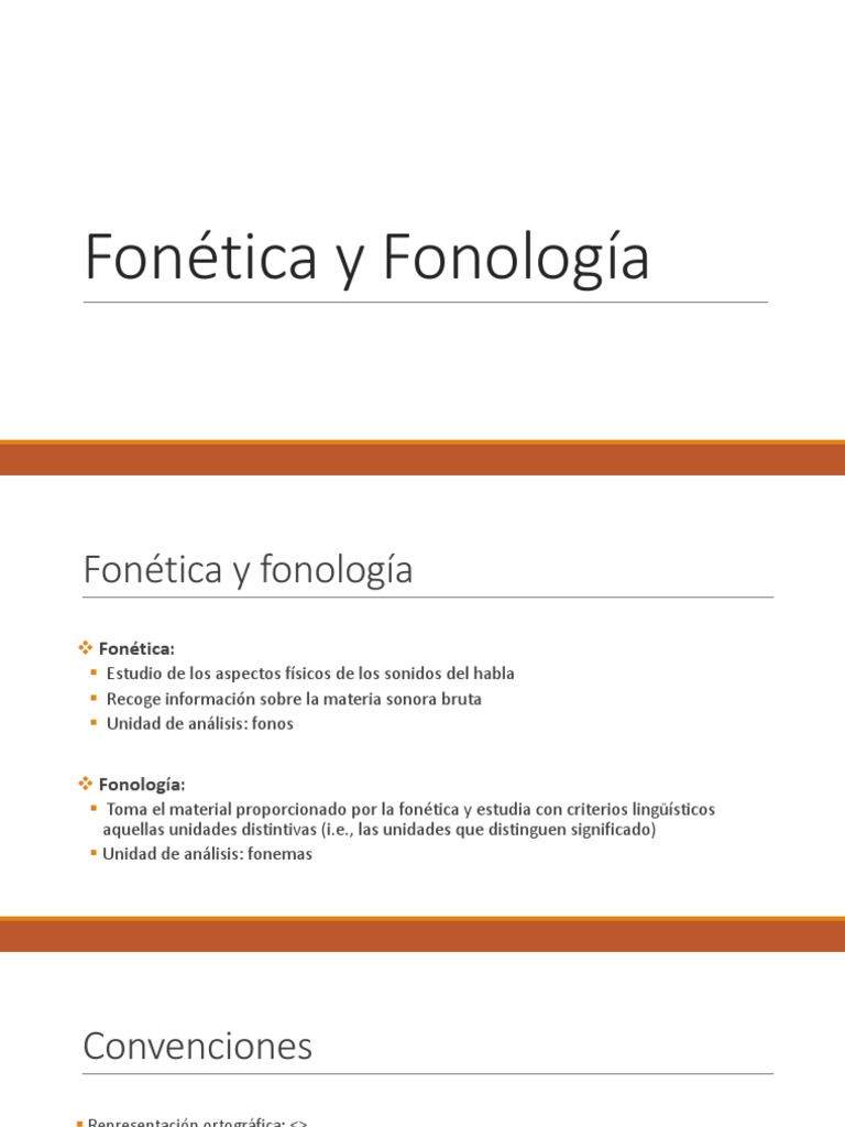 Clase Fonética y Fonología PDF | PDF | Fonética | Fonología