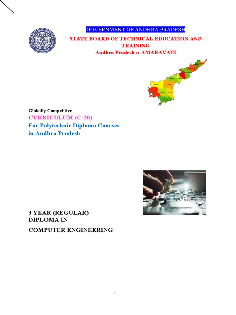 Curriculum (C-20) : For Polytechnic Diploma Courses in Andhra Pradesh | Download Free PDF ...