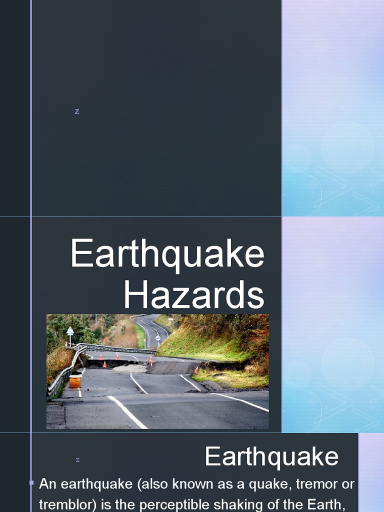 Chapter 4 Earthquake Hazards | PDF | Earthquakes | Landslide