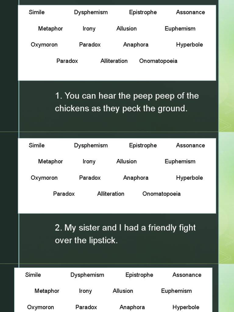 FIGURES OF SPEECH Grade 11 | PDF | Figures Of Speech | Philology