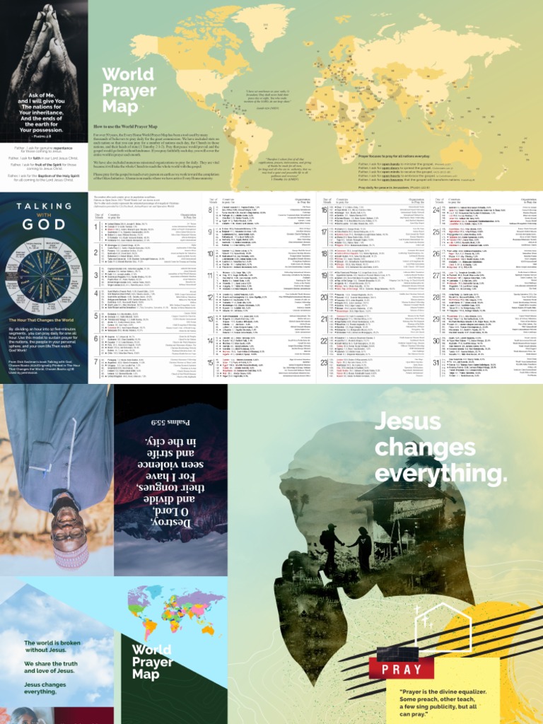 World Prayer Map++++ | PDF