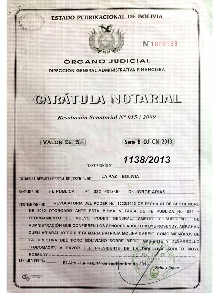 Poder Representante Legal 1 | PDF