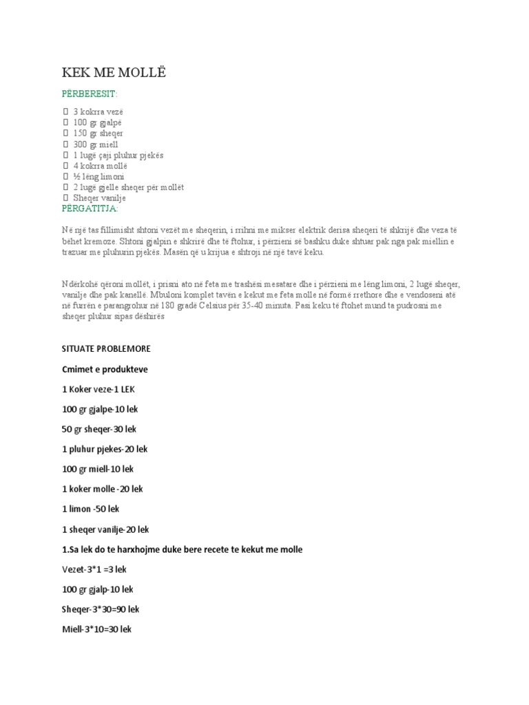 Kek Me Mollë | PDF