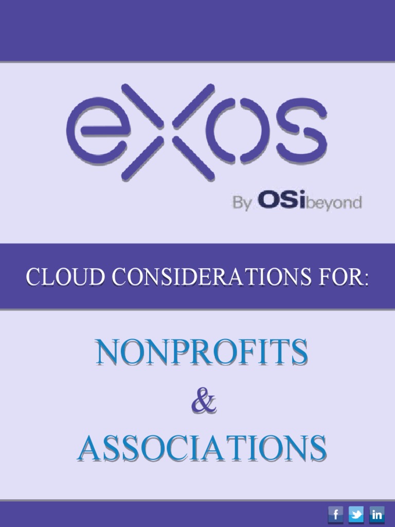 Cloud Considerations For Nonprofits and Associations | PDF | Cloud ... Cloud Considerations For Nonprofits and Associations | PDF | Cloud ...