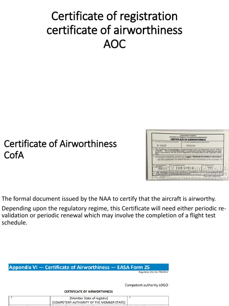 3.certificate of Registration, COFA, AOC, 2022 Class Version | PDF ...